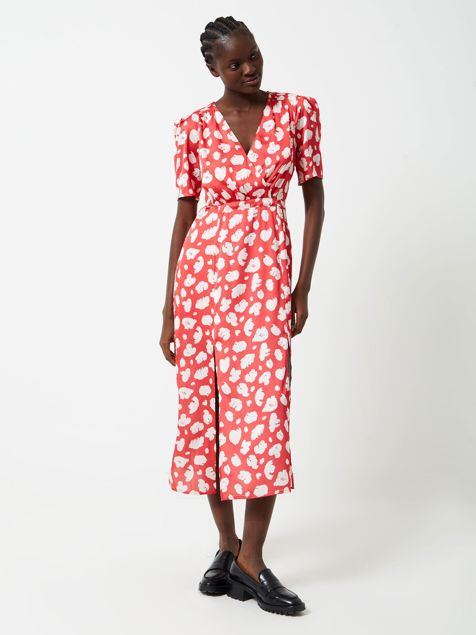 FRENCH CONNECTION Aimee Enid Front Split Dress | endource