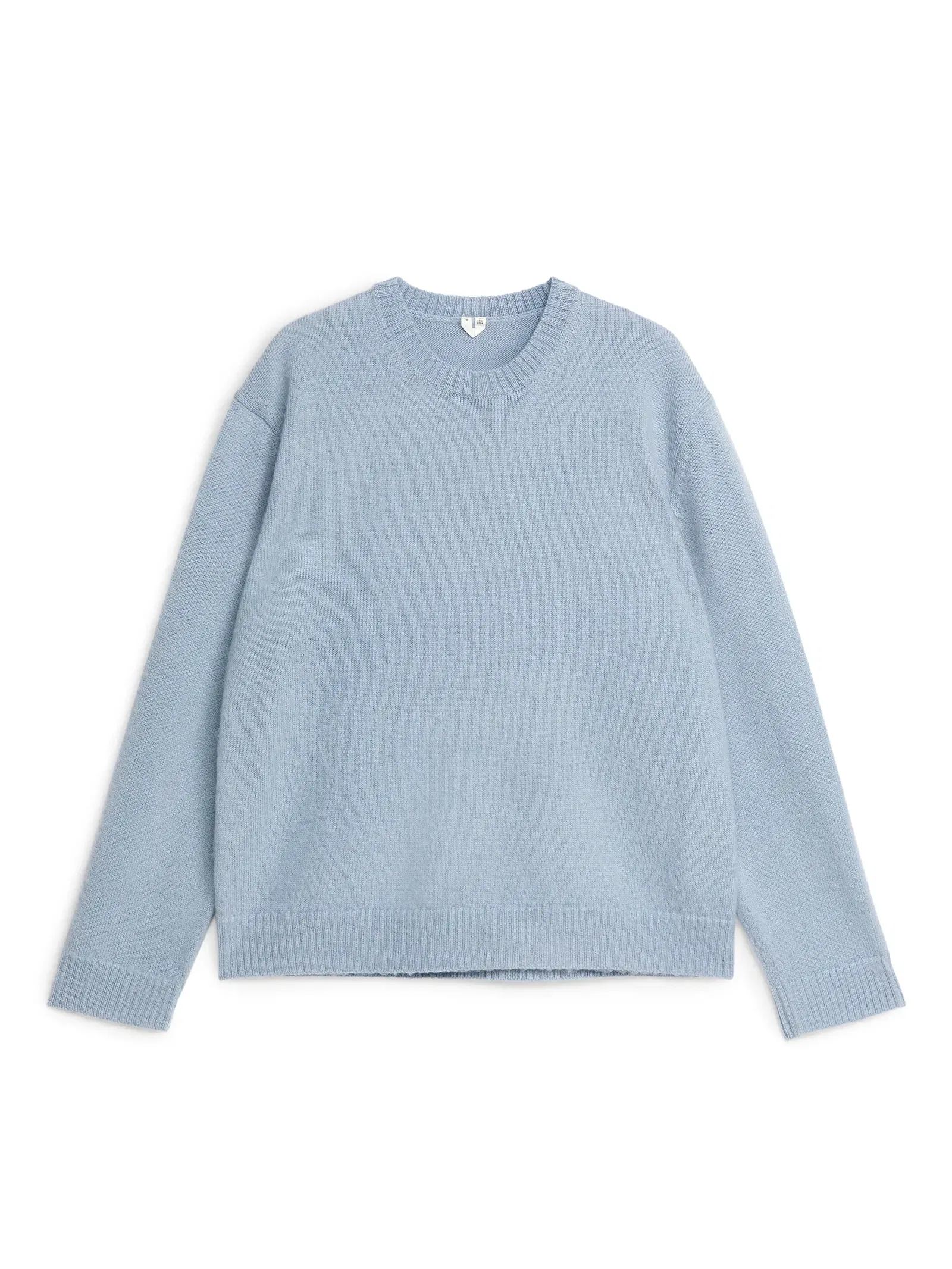 ARKET Brushed Wool Jumper in Dusty Light Blue | endource