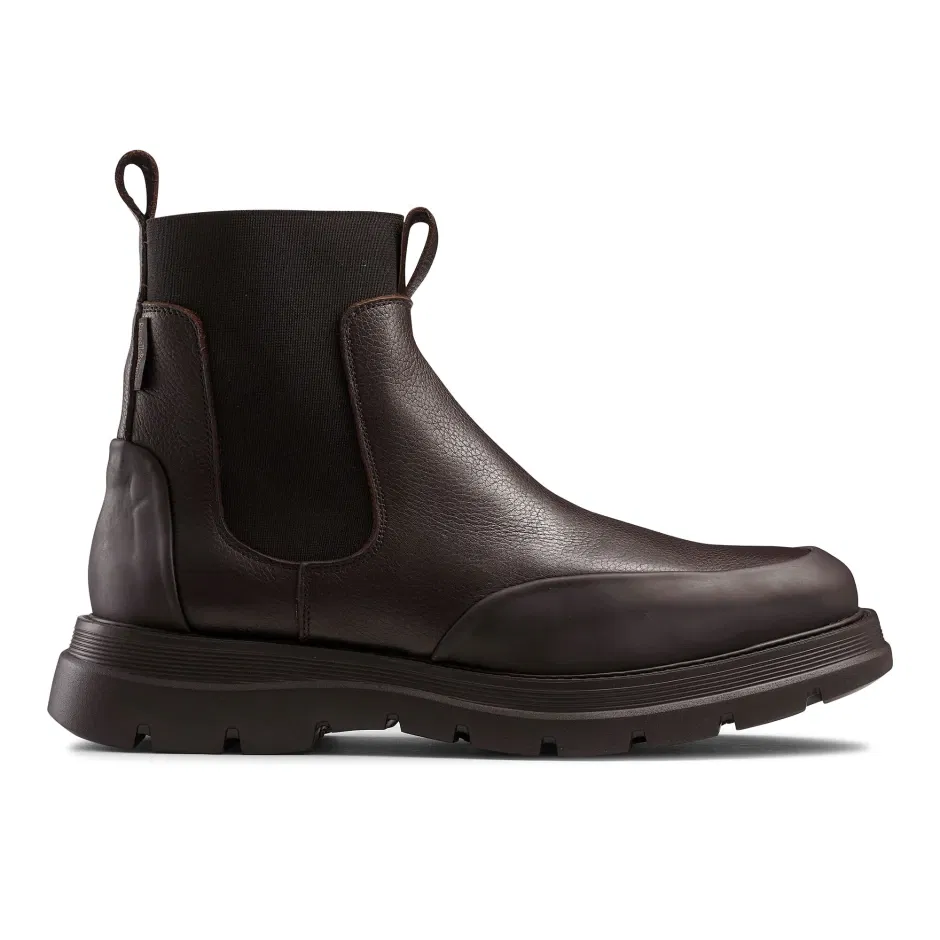 RUSSELL & BROMLEY Conquer M Mudguard Chelsea Boot in Grained Leather ...