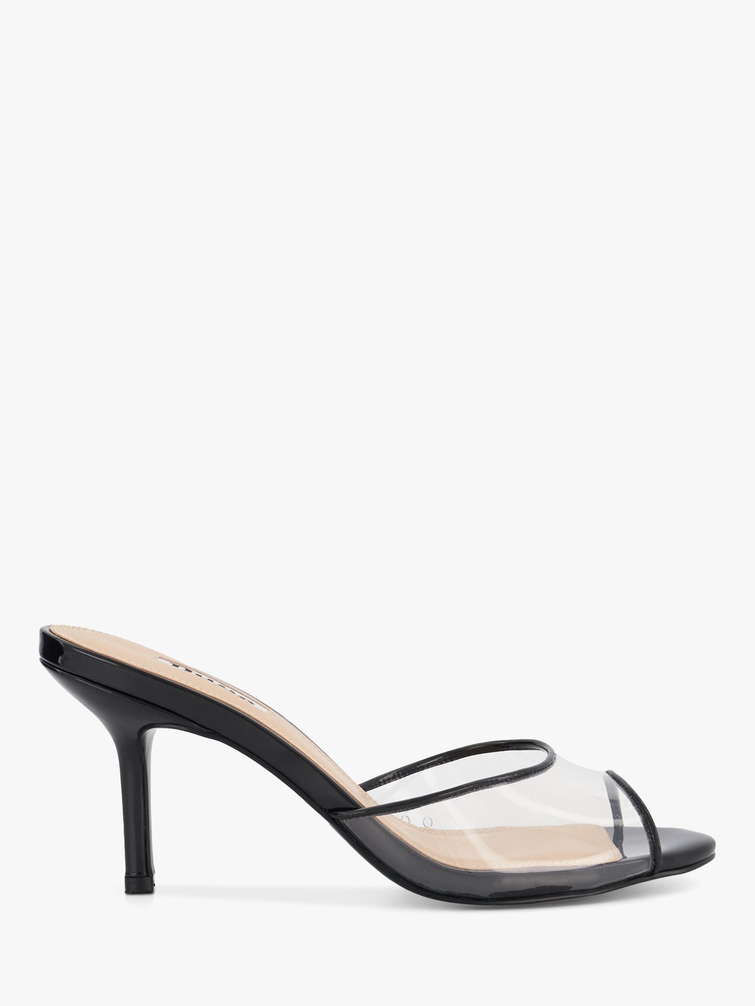 DUNE Dune Markiet Vinyl Vamp Mule in Black | Endource