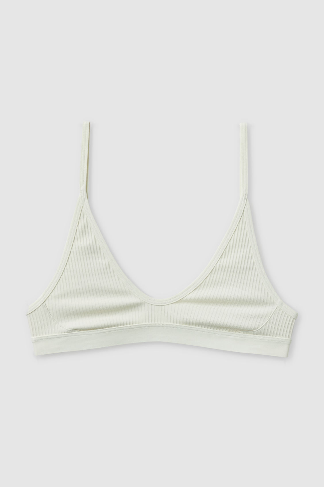 COS Ribbed Triangle Bra | endource