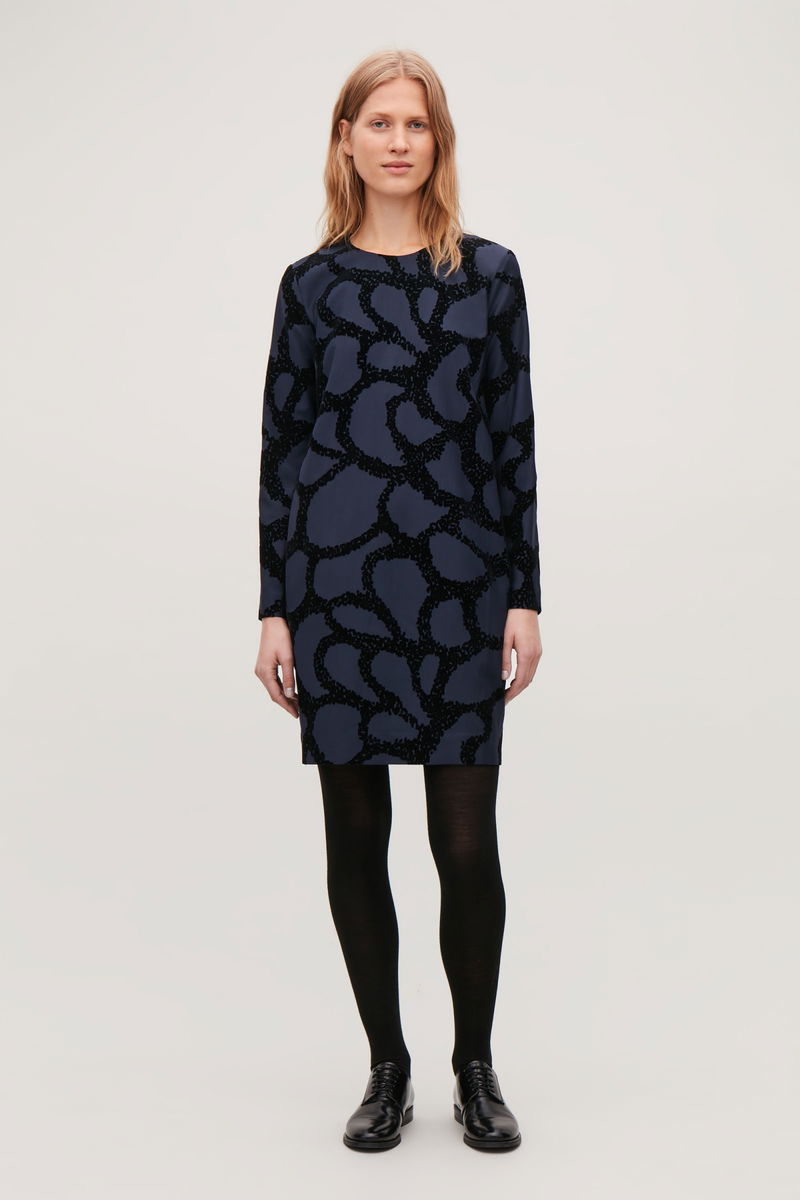 COS Flock-Print Dress | endource