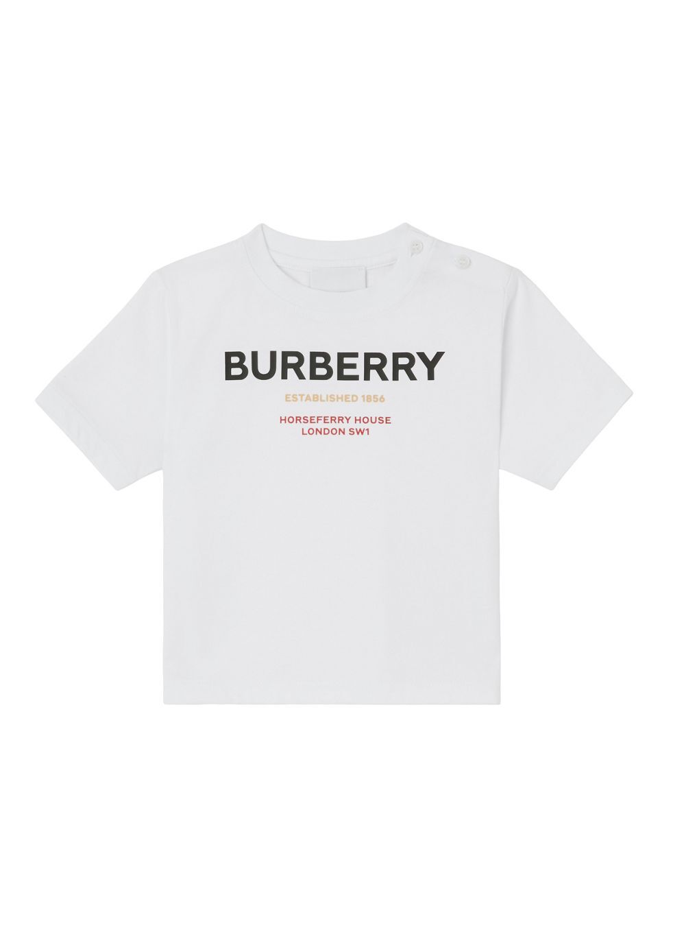BURBERRY Horseferry Print Cotton T-Shirt | Endource