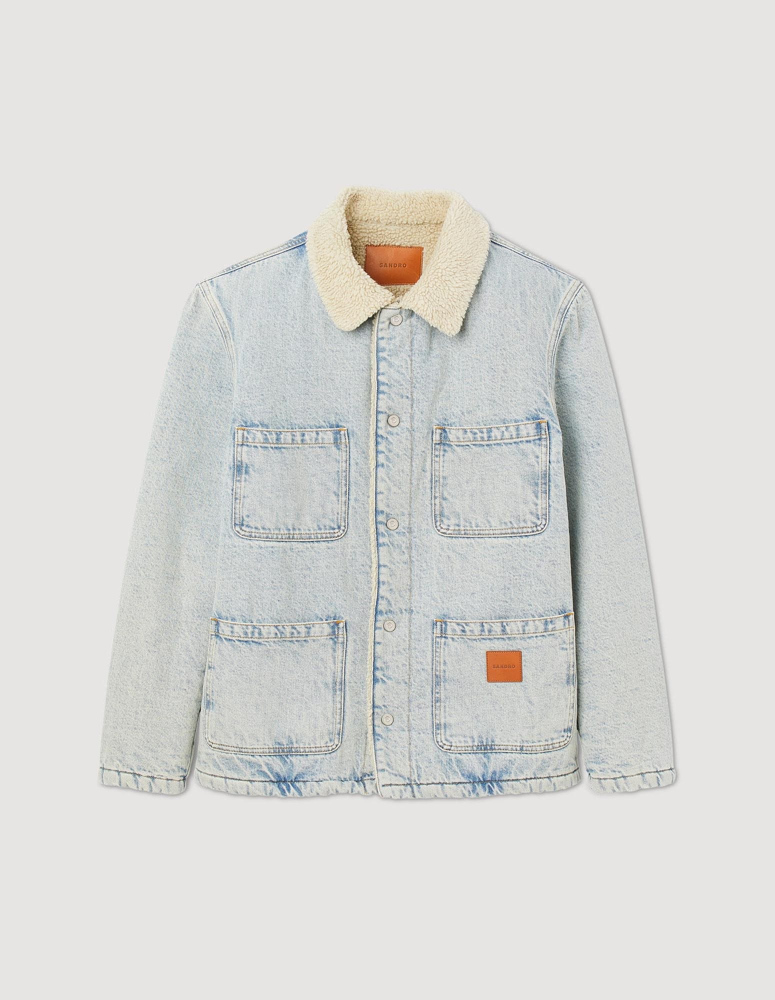 SANDRO Denim Worker's Jacket | endource
