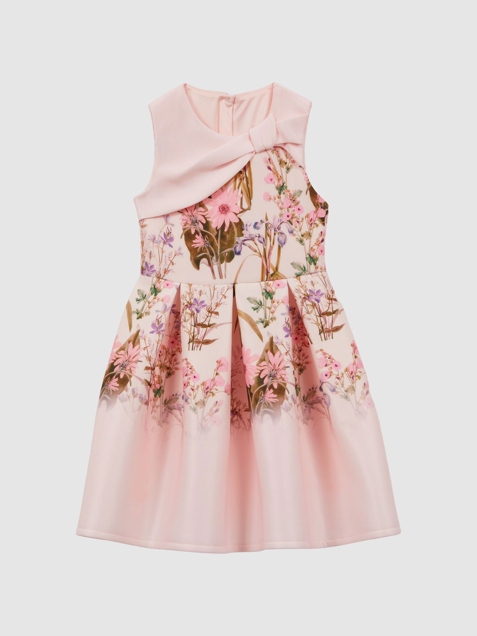 REISS Emily Scuba Floral Printed Dress in Multi | endource