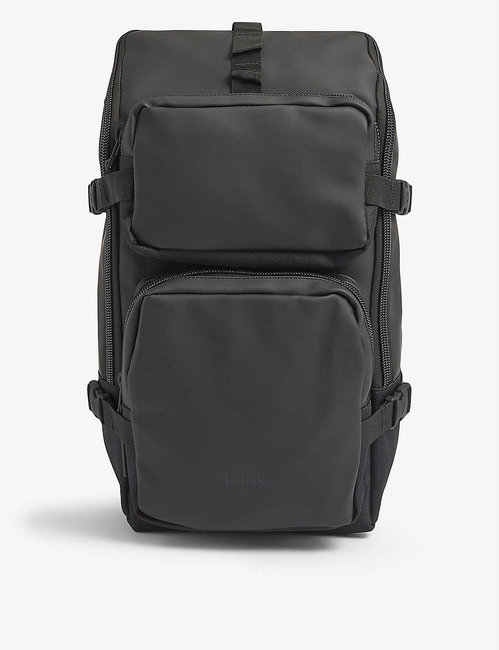 RAINS Charger Shell Backpack in 01BLACK | Endource