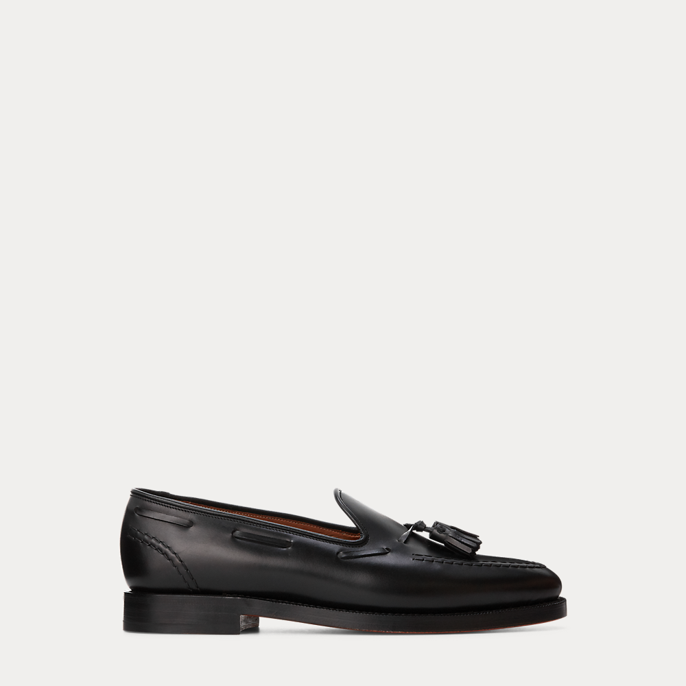 POLO RALPH LAUREN Booth Calfskin Loafer in Black | Endource