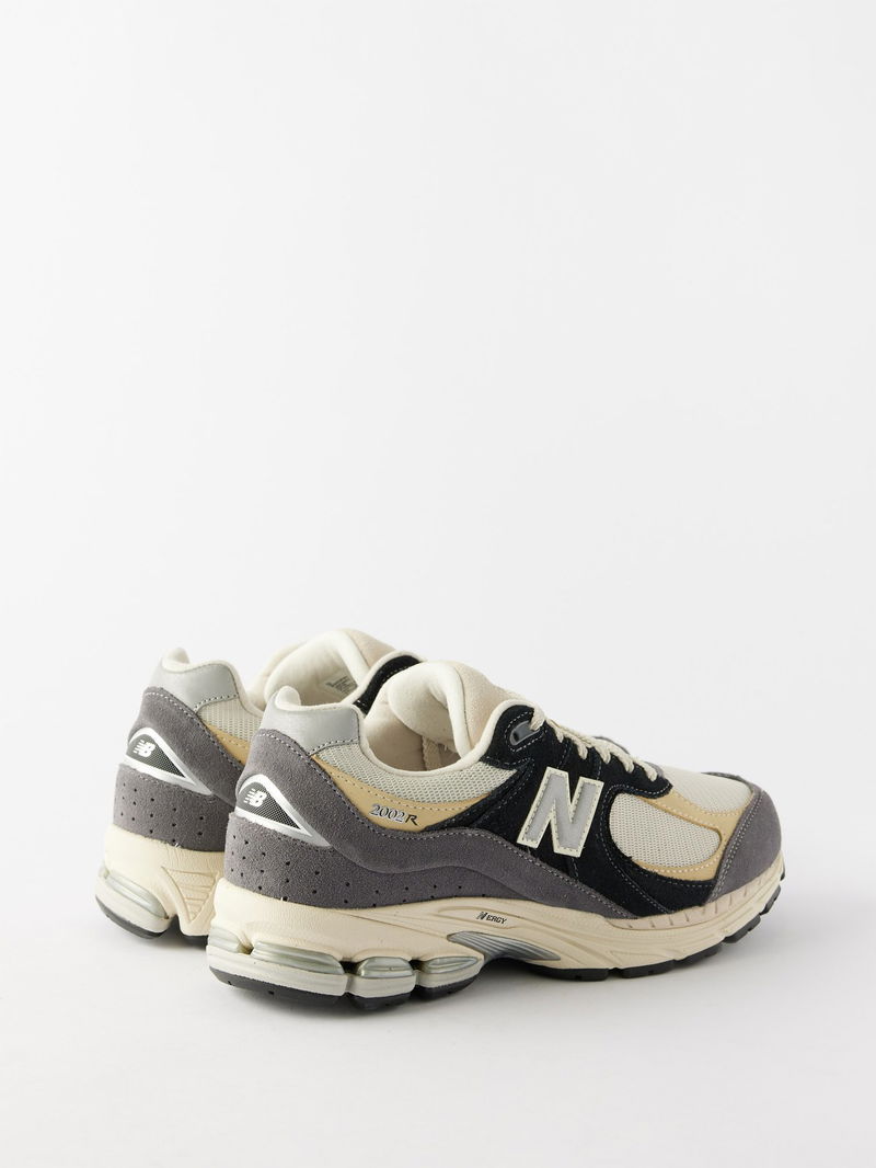NEW BALANCE 2002R Suede And Mesh Trainers in Beige | endource