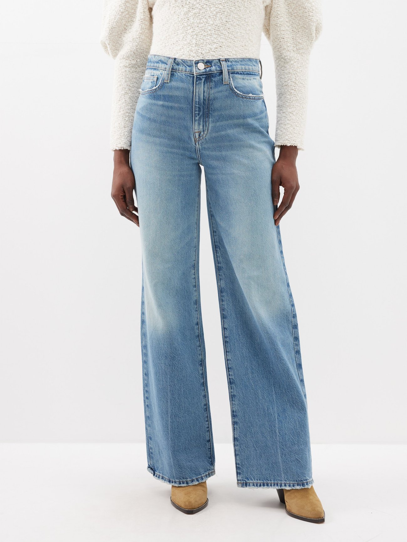 FRAME Le Jane Wide-Leg Jeans | endource