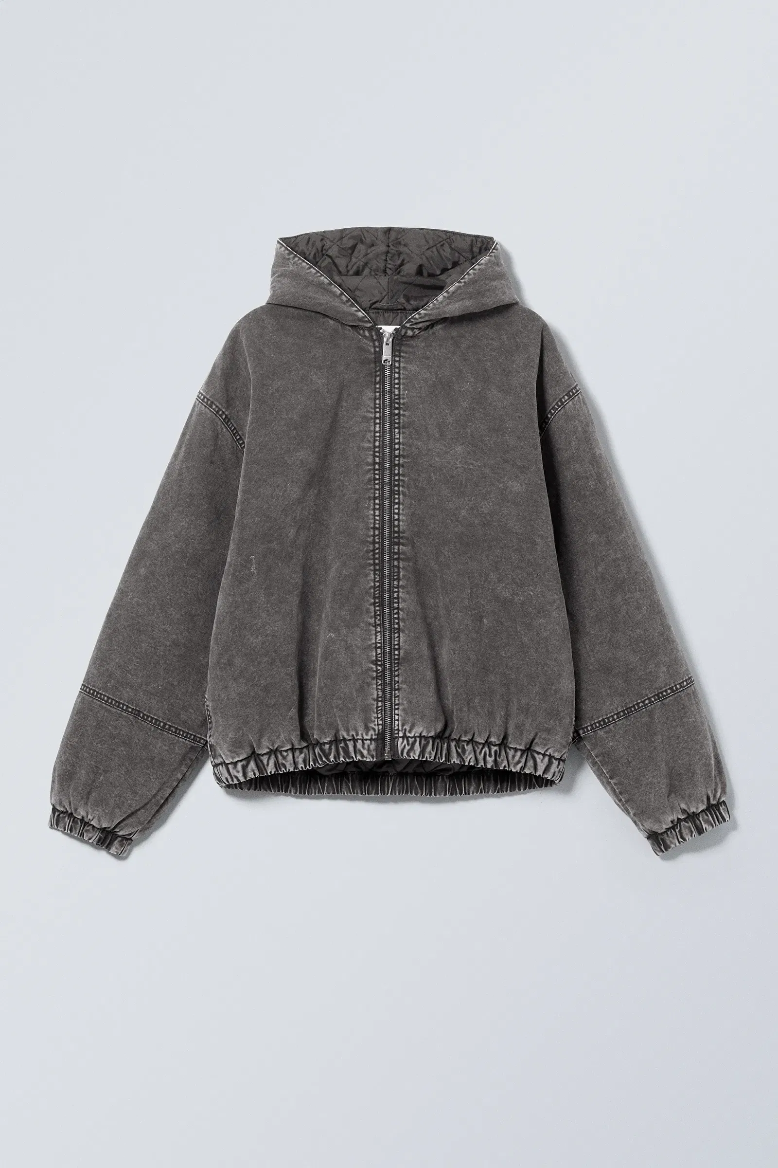 WEEKDAY Remy Hooded Bomber Jacket | endource