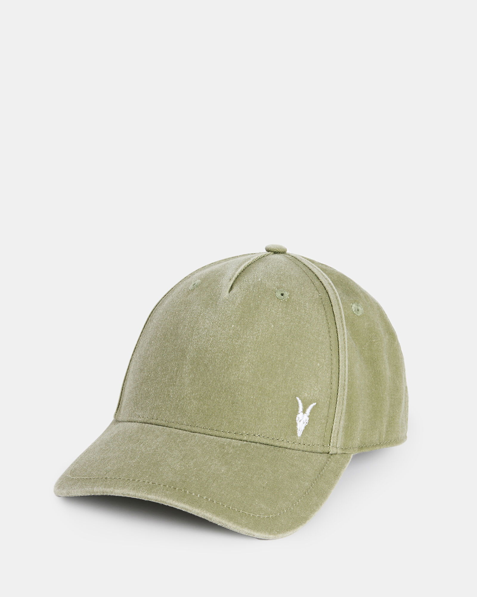 ALLSAINTS Fen Baseball Cap in Washed Khaki | Endource