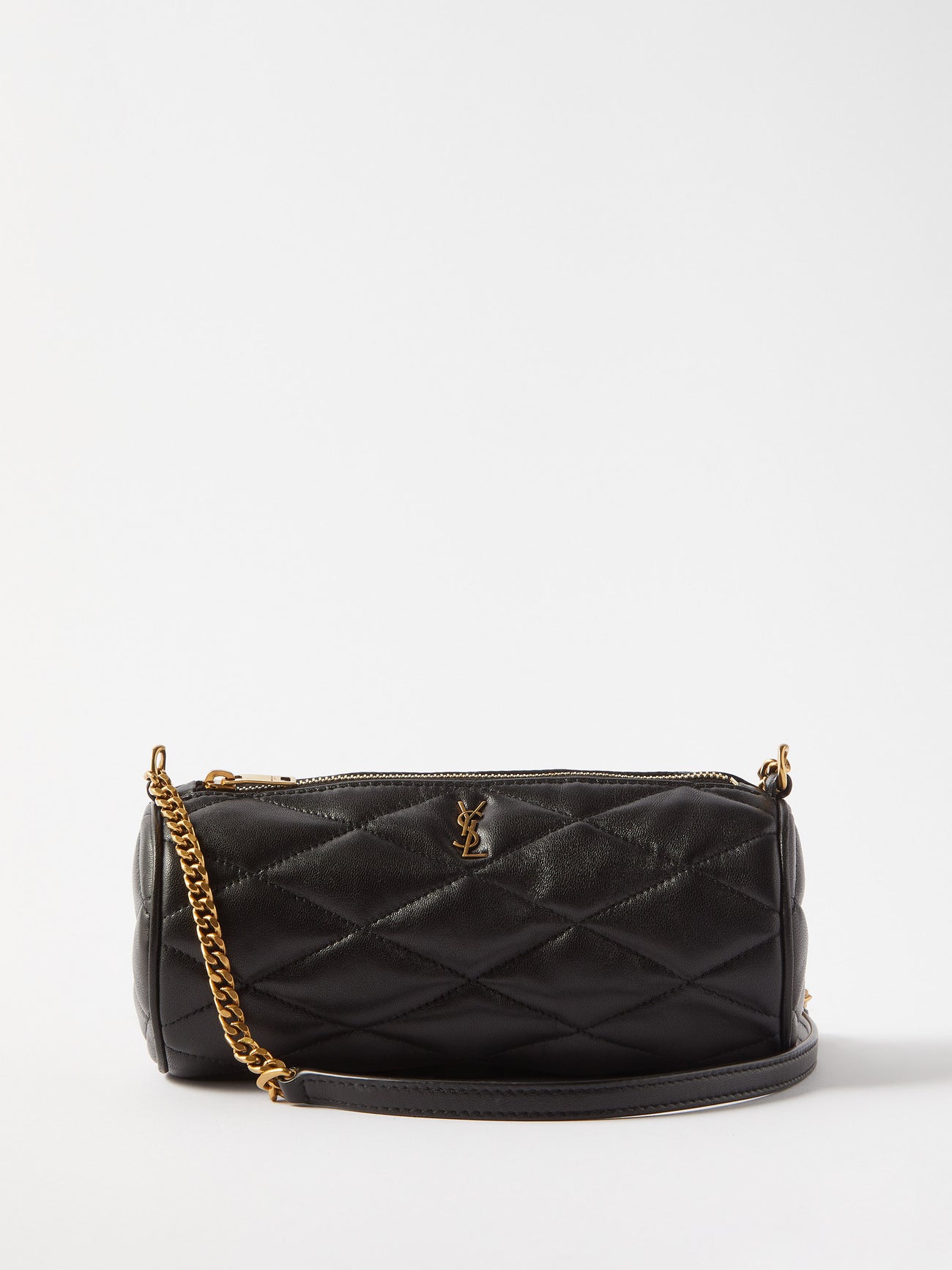 SAINT LAURENT Sade Quilted-Leather Shoulder Bag | endource