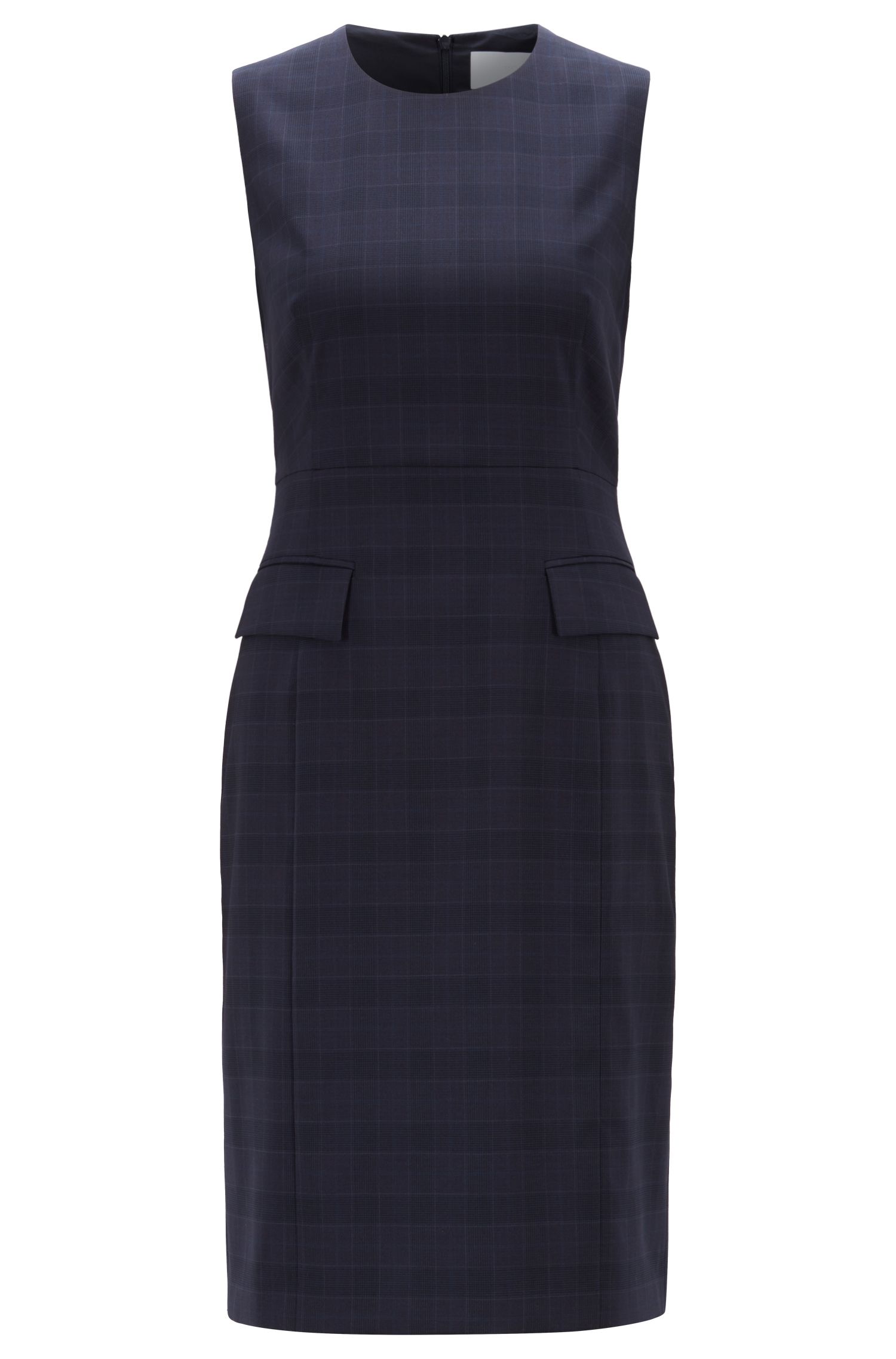 HUGO BOSS Sleeveless Business Dress in Patterned | endource