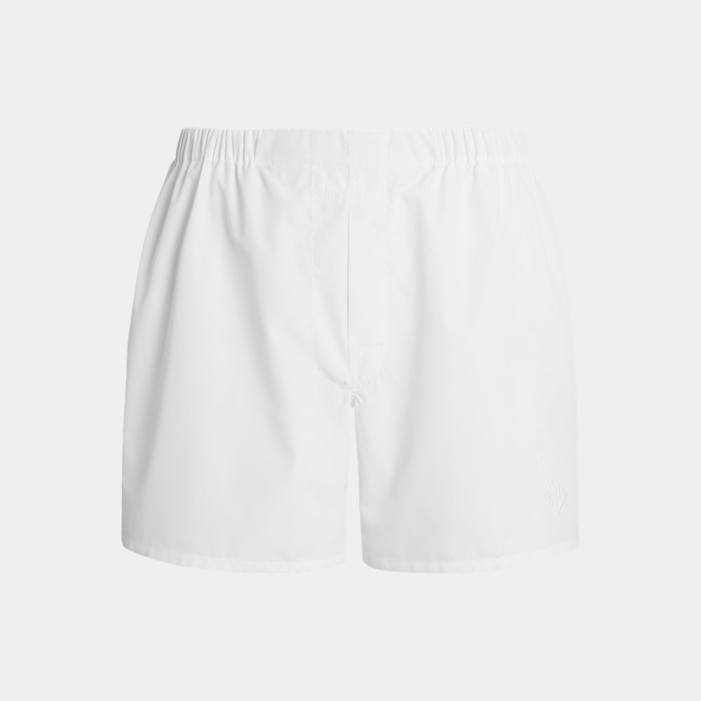 RALPH LAUREN PURPLE LABEL Monogram Cotton Poplin Boxer | endource