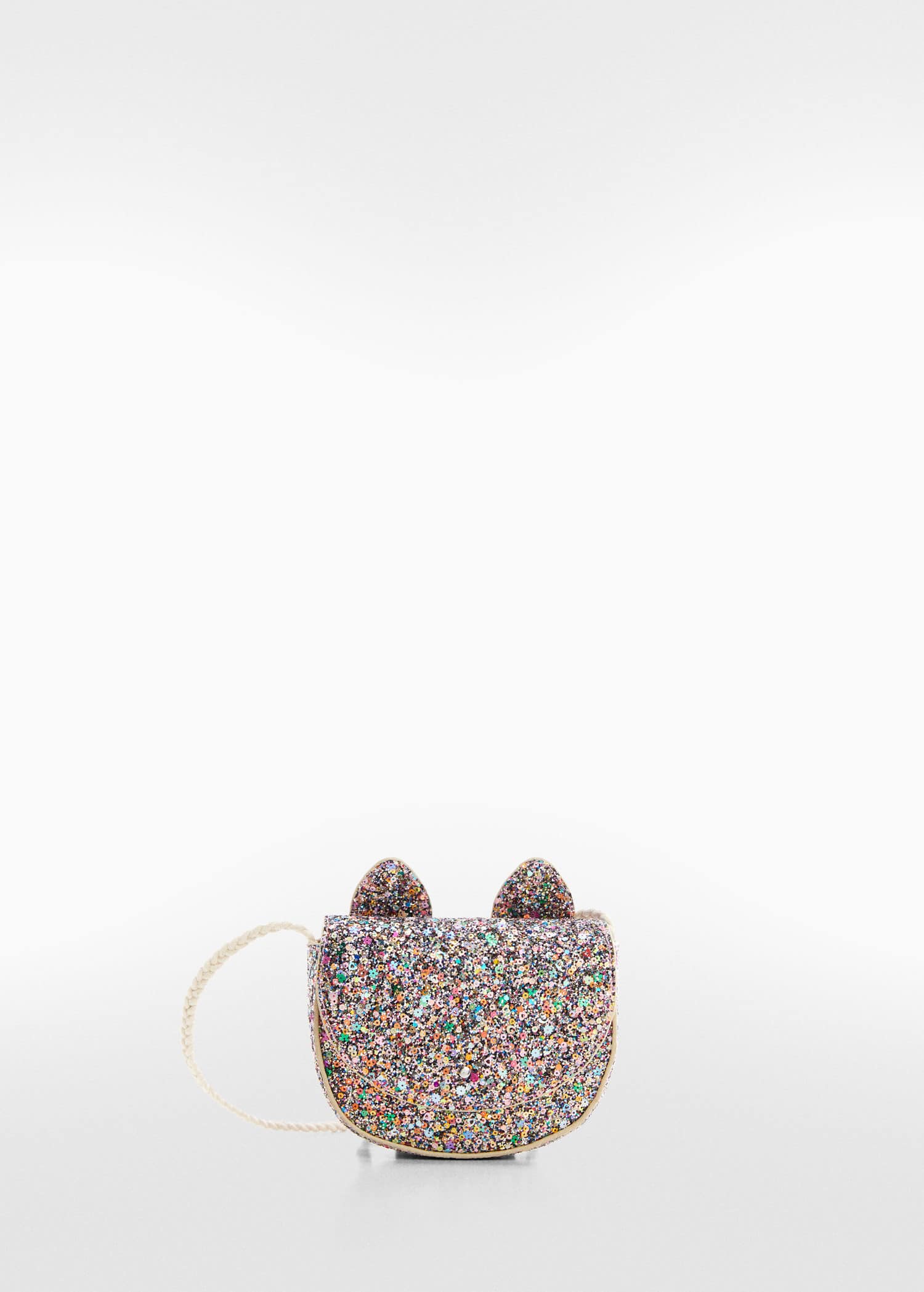 MANGO Sequin Ear Bag in Sand | Endource