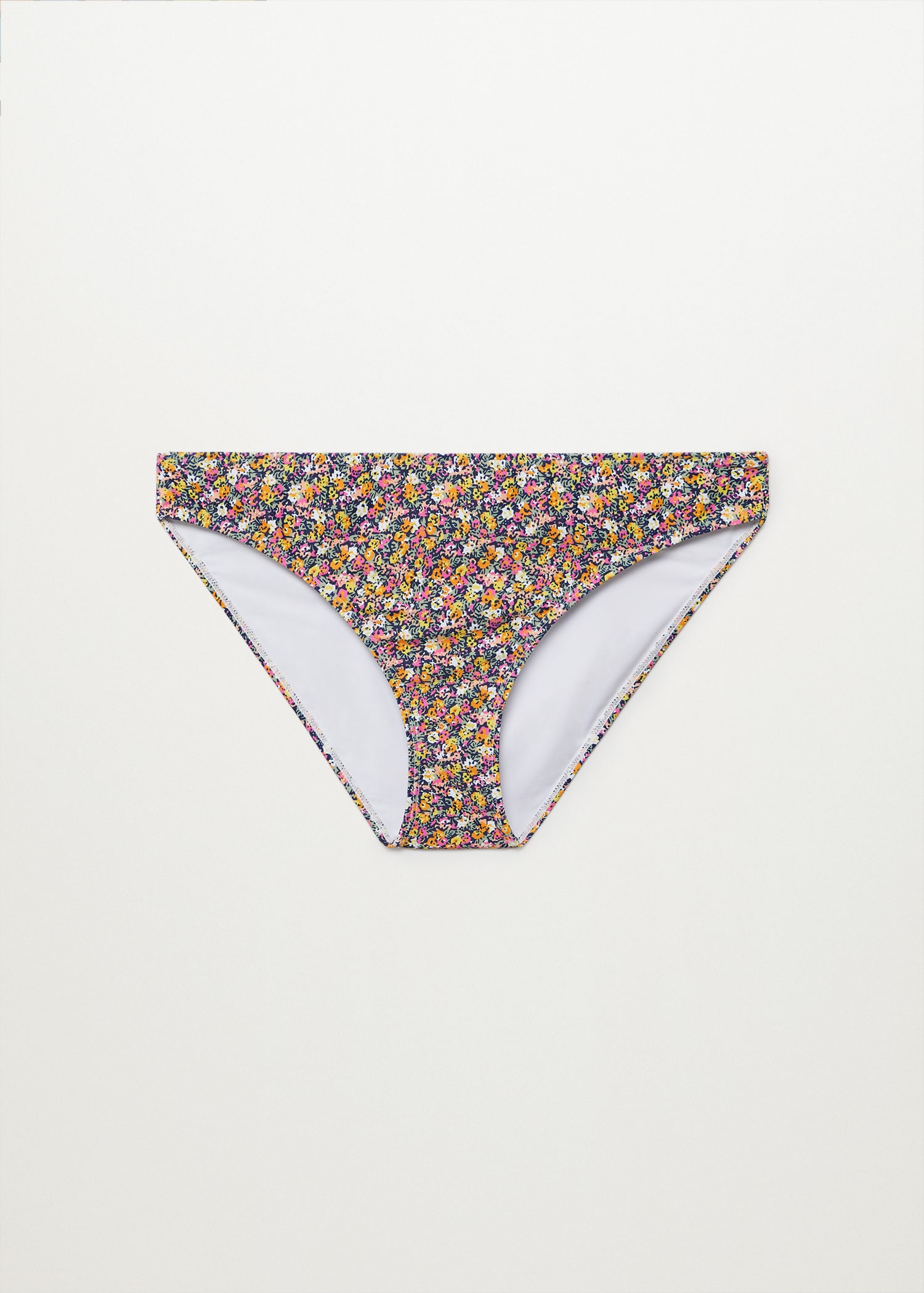 MANGO Floral Bikini Bottom in Yellow | Endource