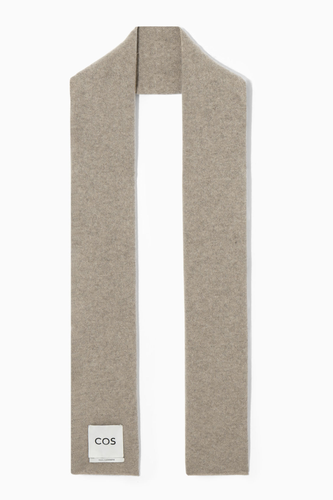 COS Pure Cashmere Scarf in BEIGE | endource