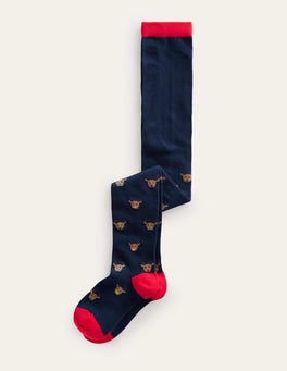 BODEN Patterned Cotton Tights | endource
