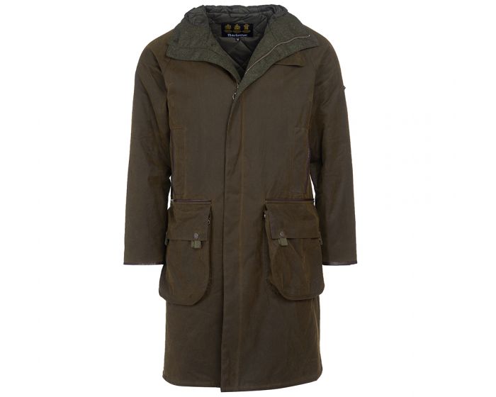 BARBOUR Gold Standard Supa-Hunting Waxed Cotton Jacket in Olive | endource