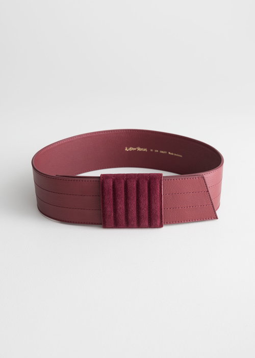 & OTHER STORIES Leather Pull Through Belt | endource