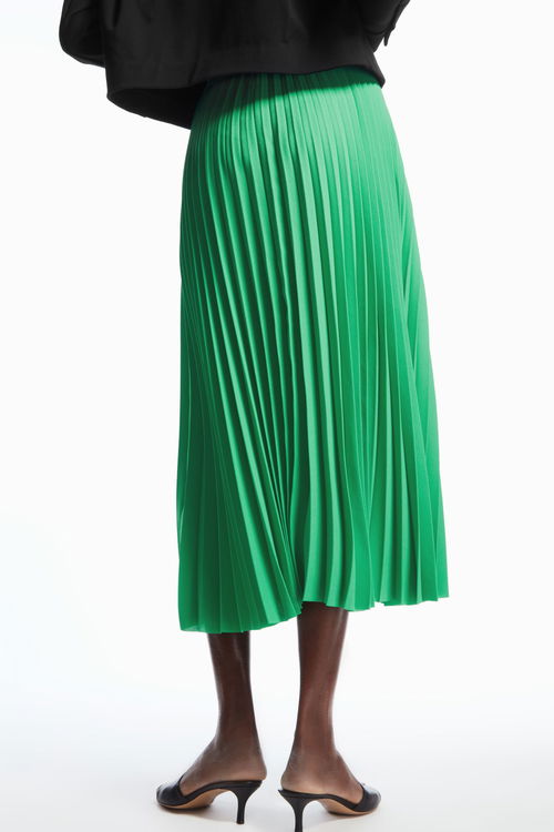 COS Layered Pleated Midi Skirt | endource