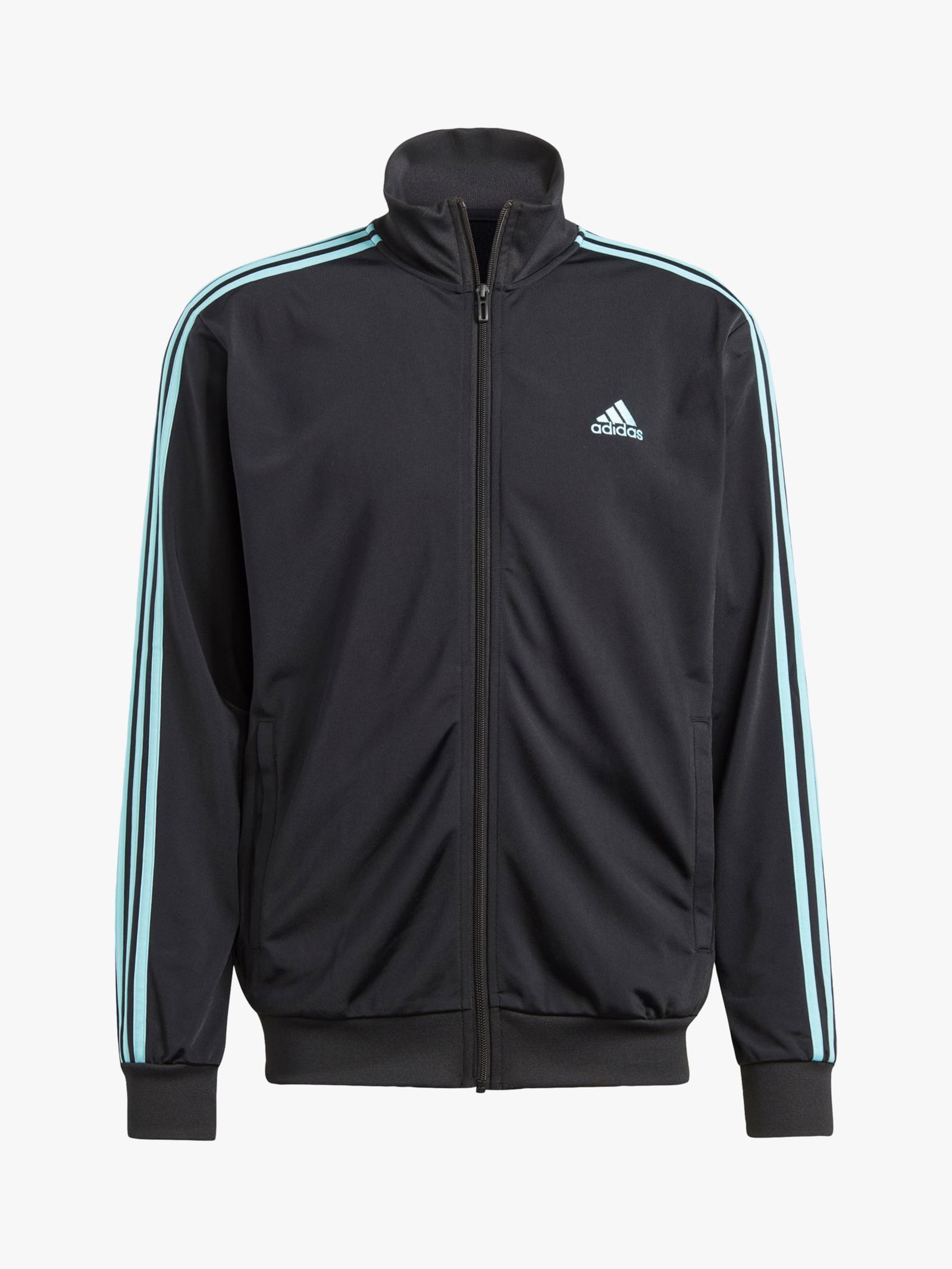 ADIDAS Signature 3-Stripe Tracksuit in Black/Light Aqua | endource