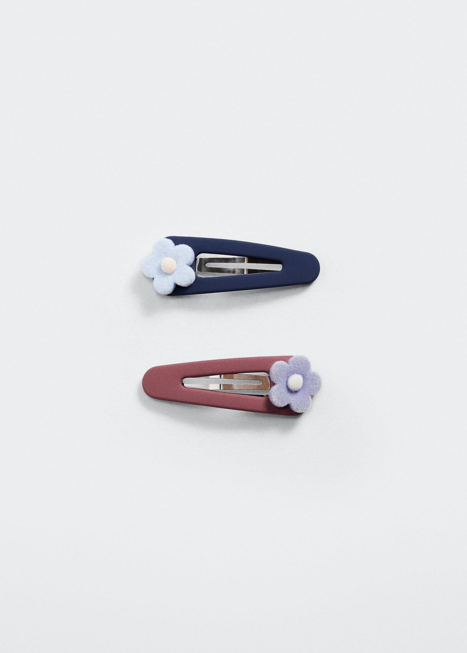 MANGO Hairclip 2 Set in Blue | Endource