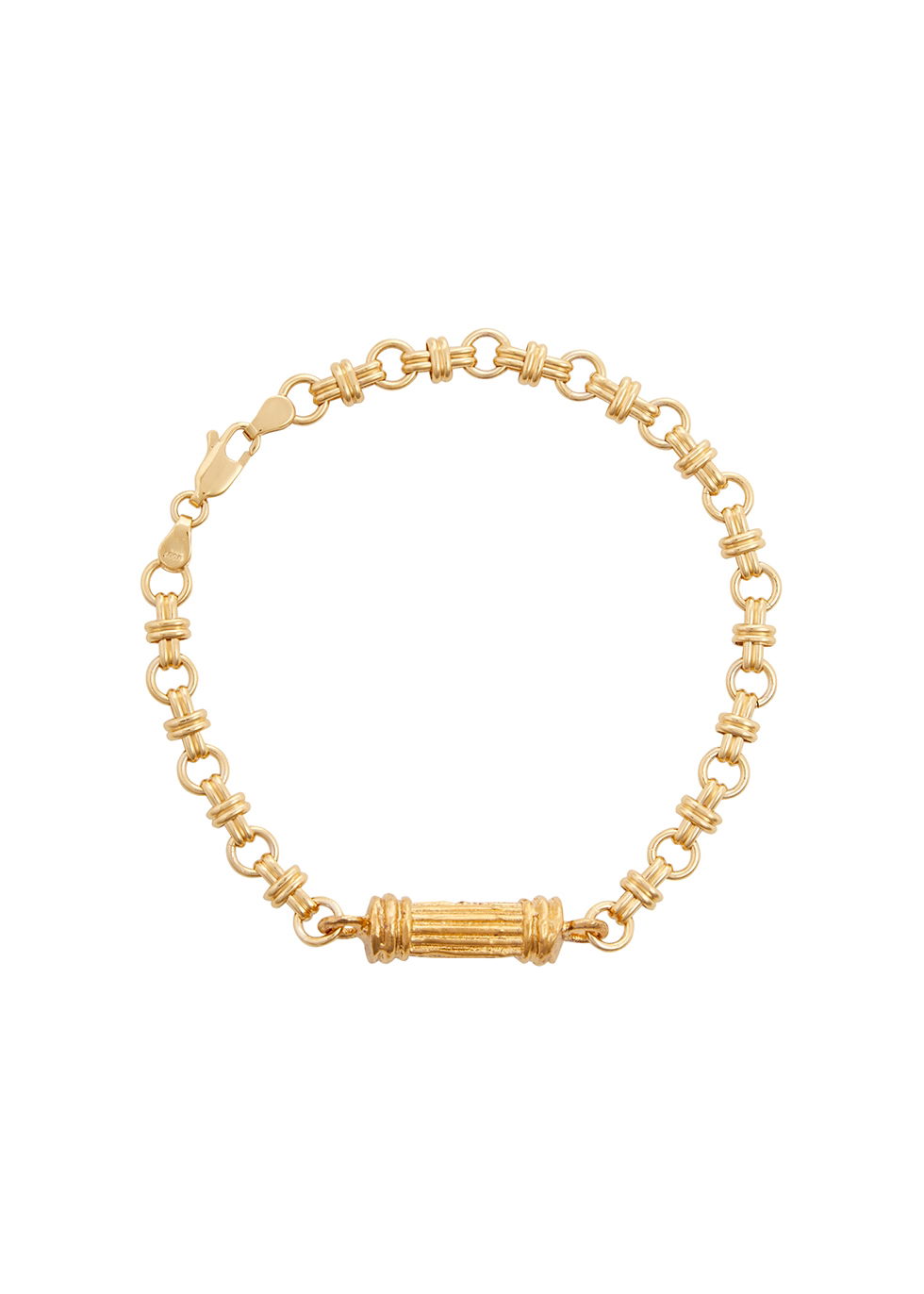 ALIGHIERI The Founding Pillar 24kt Gold-Plated Bracelet | endource