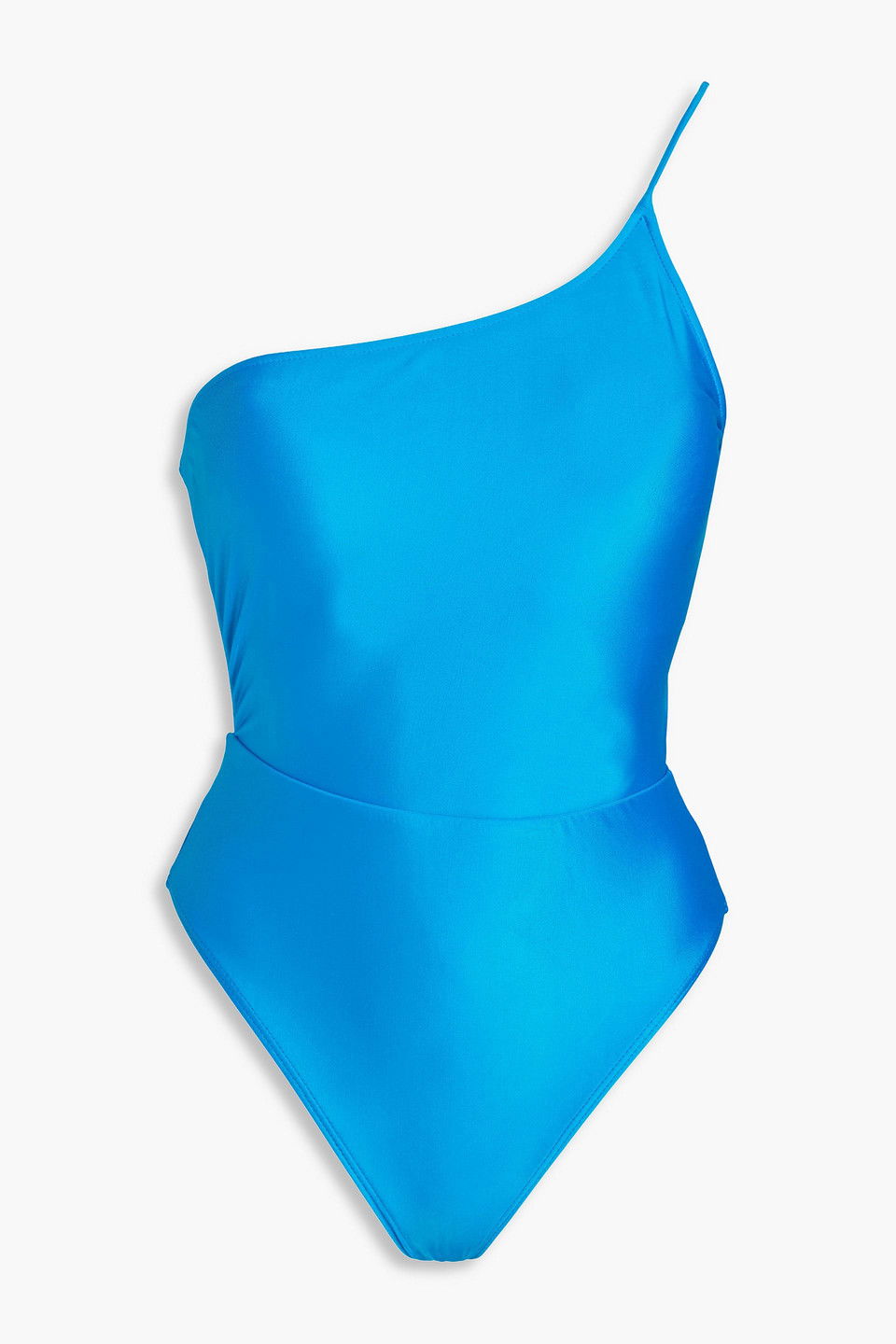 VIX PAULA HERMANNY Solid Iris One-Shoulder Swimsuit | endource