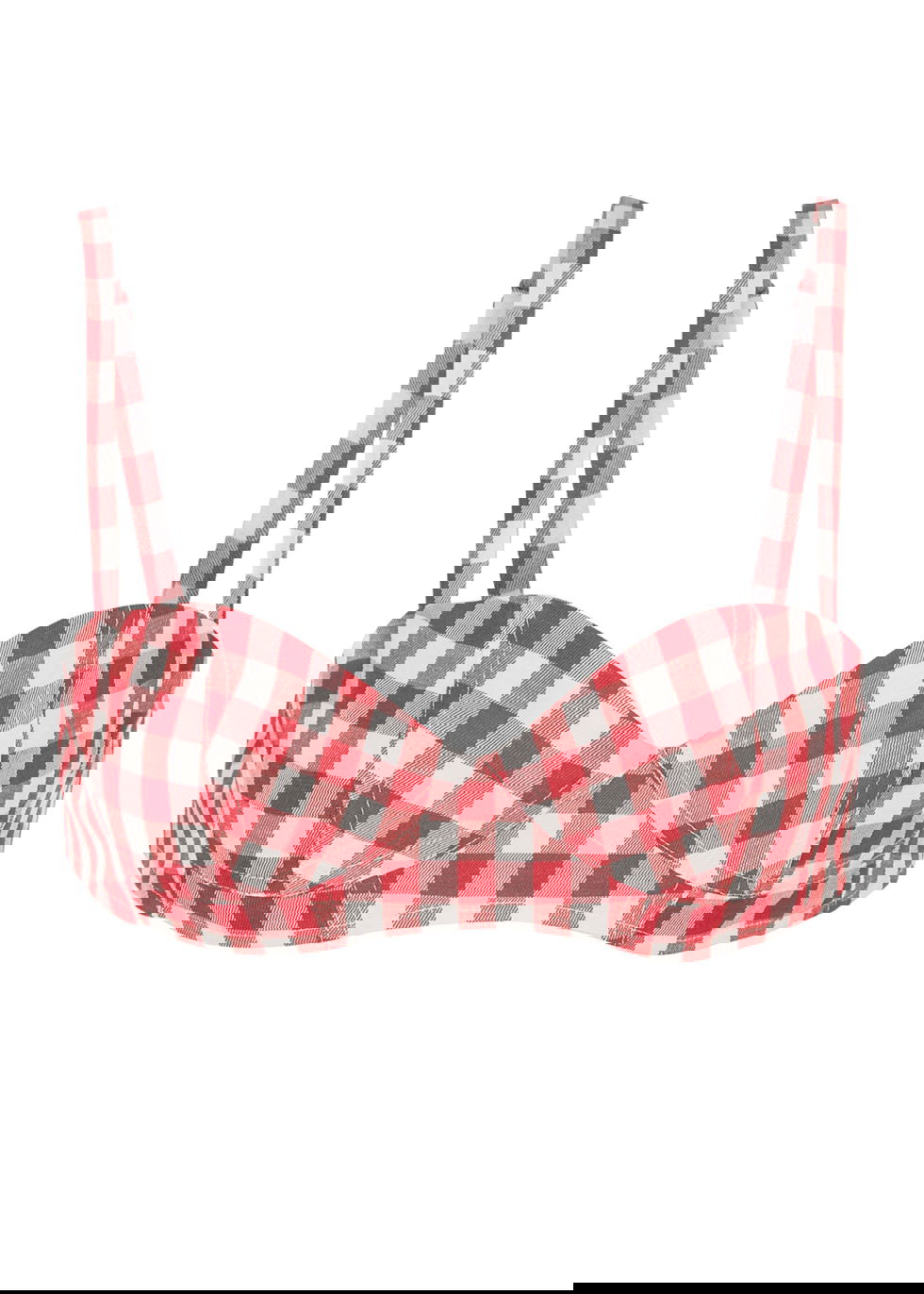 ACNE STUDIOS Gingham Linen-Blend Bra Top | Endource