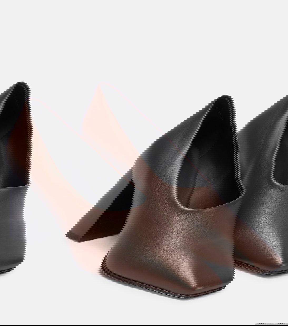 THE ROW Leather Loafer Pumps in Multicoloured | endource