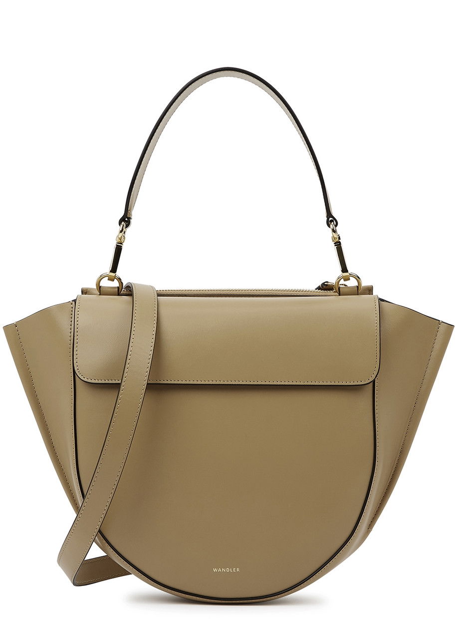 WANDLER Hortensia Medium Leather Top Handle Bag | Endource