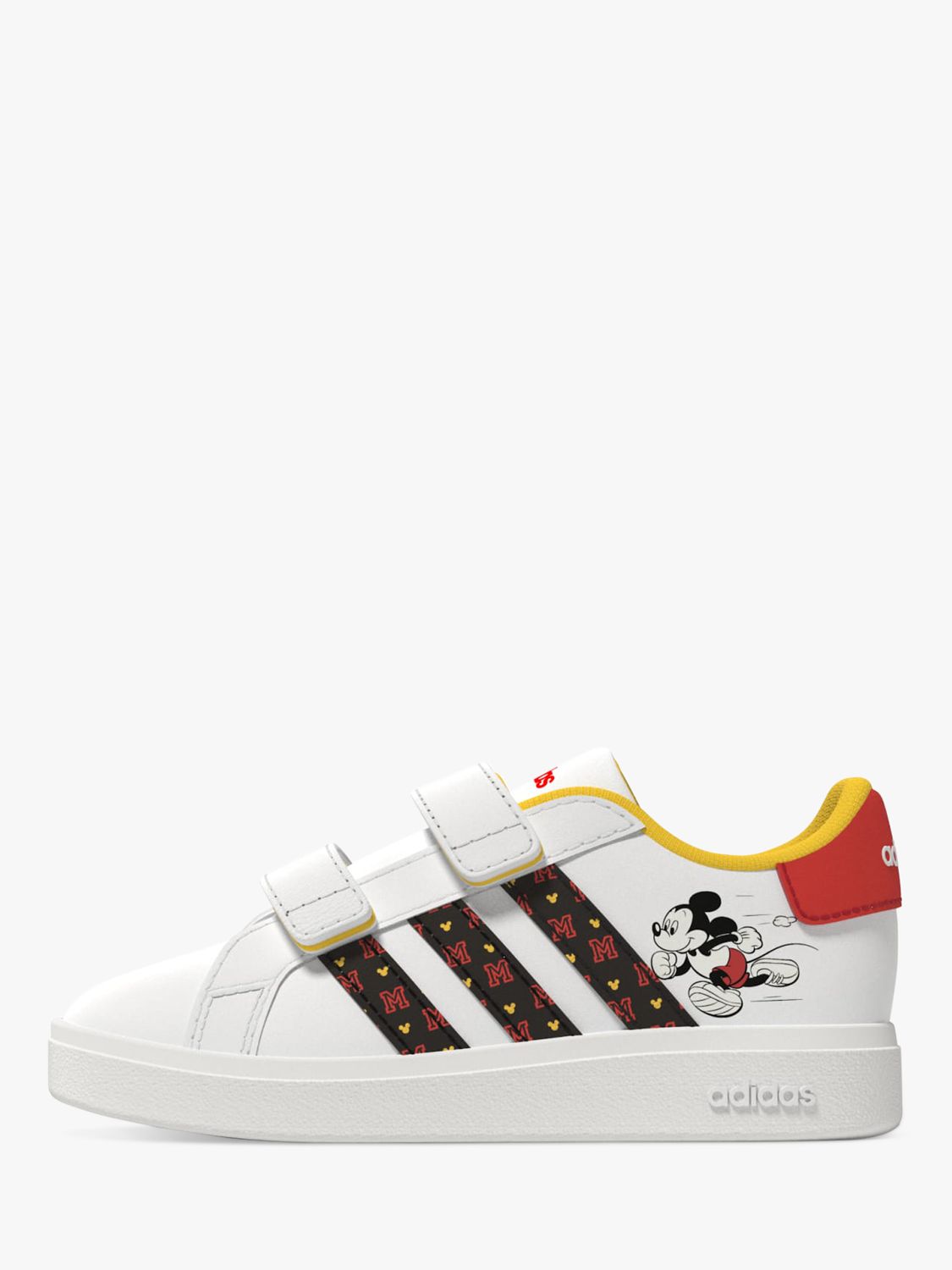 ADIDAS adidas x Disney - Grand Court Mickey Riptape Trainers in White ...
