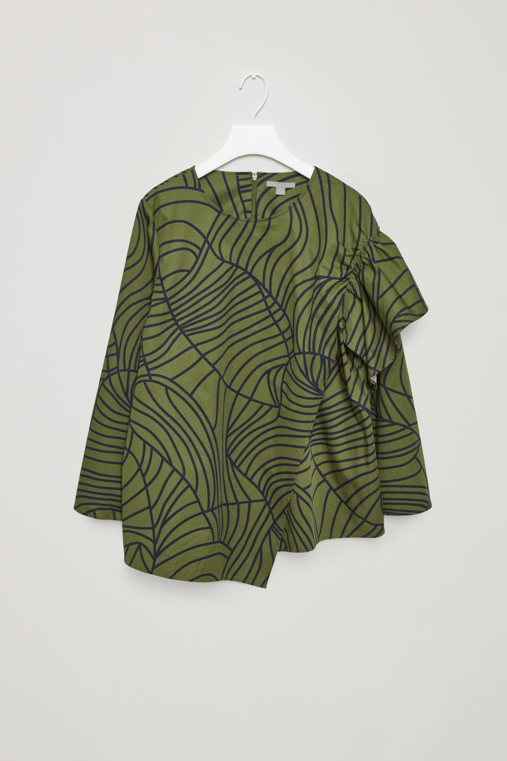 COS Gathered Shoulder Detail Top | endource