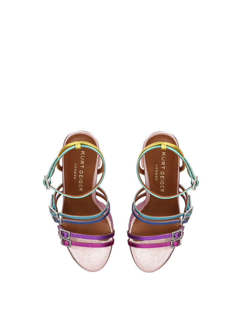 KURT GEIGER LONDON Pierra High Platform Heels in Multi | Endource