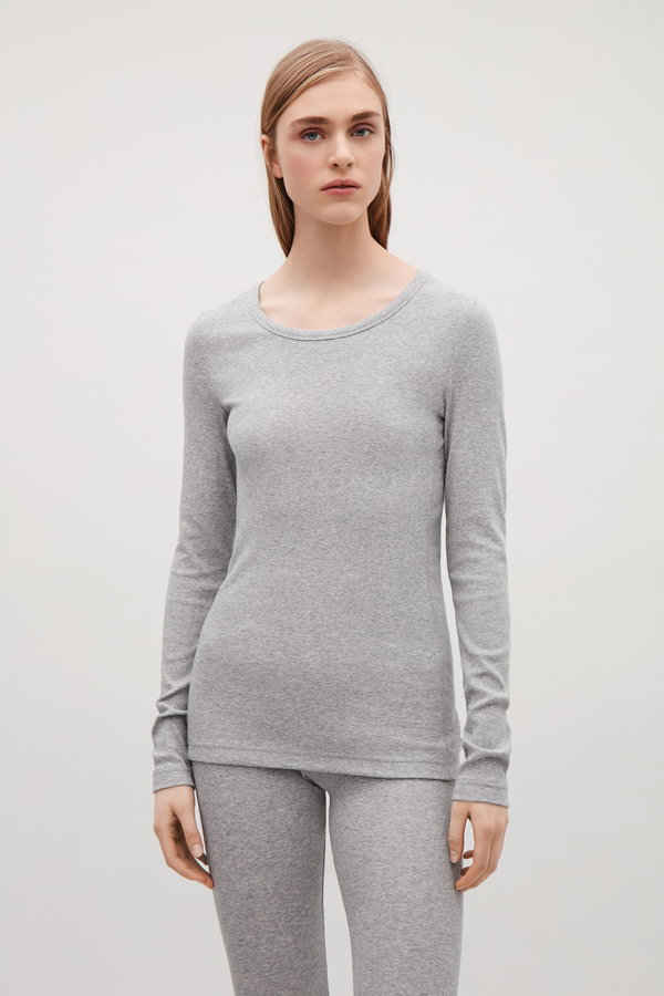 COS Ribbed Long-Sleeved Top | endource