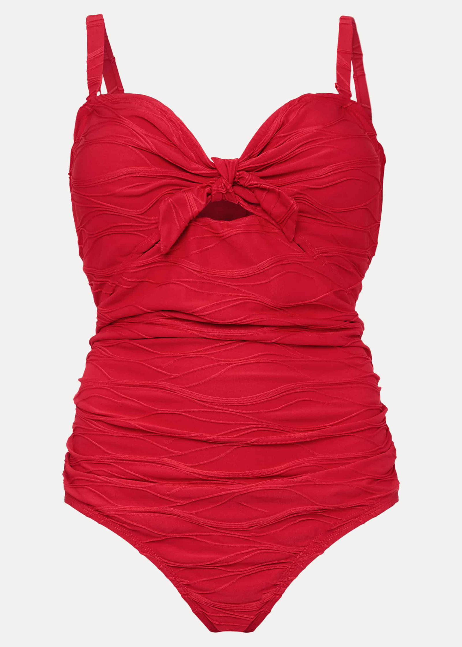 PHASE EIGHT Claudi Textured Tie Front Swimsuit | endource