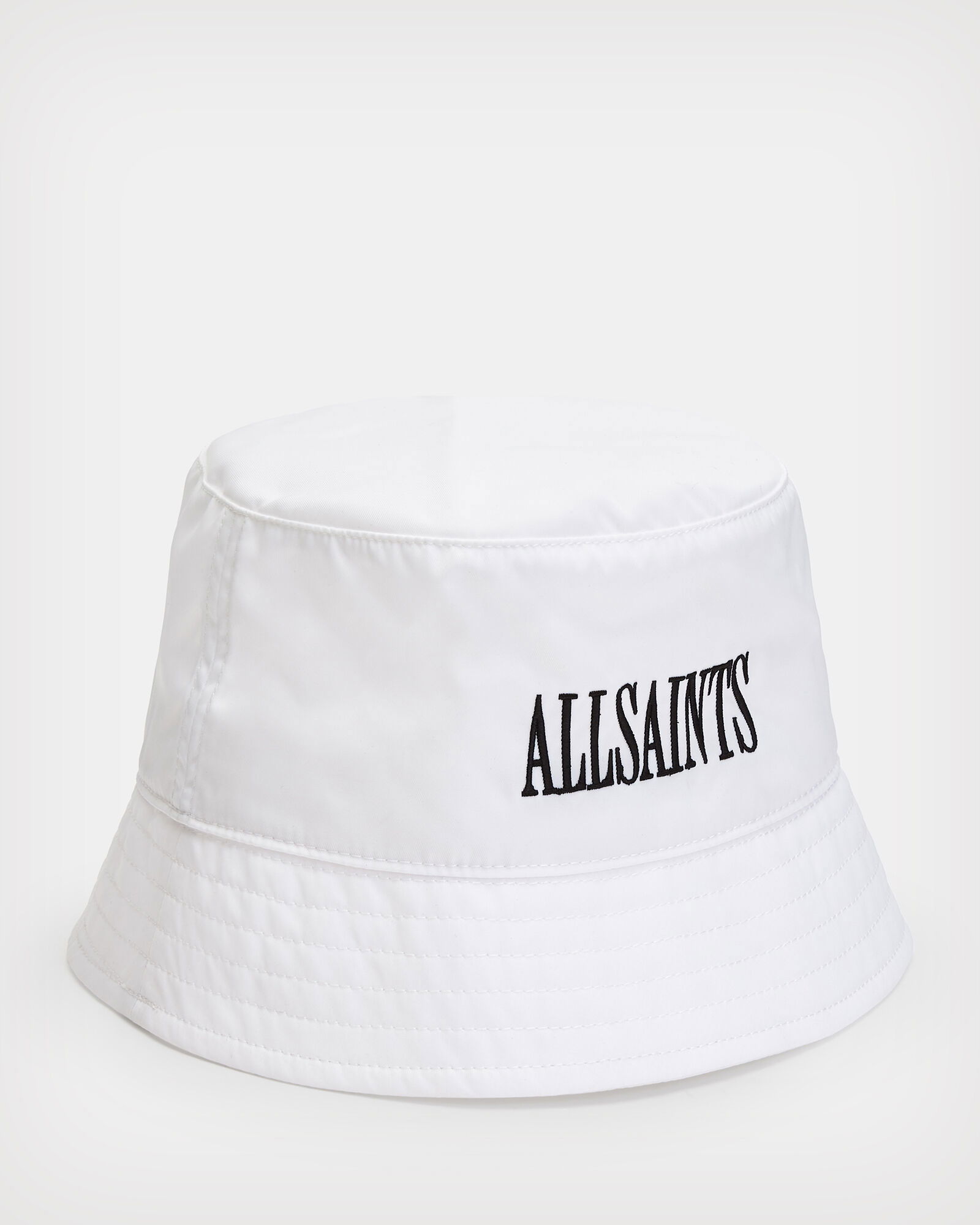 ALLSAINTS State Nylon Bucket Hat in White | endource