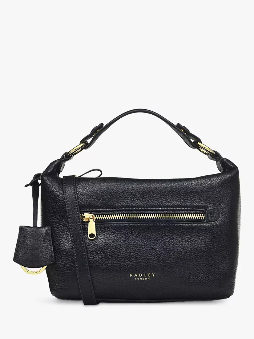 RADLEY Witham Road Leather Cross Body Bag in Black | Endource