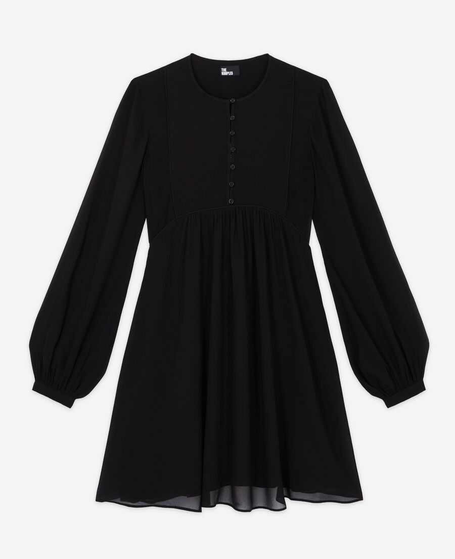 THE KOOPLES Short Dress in BLACK | endource