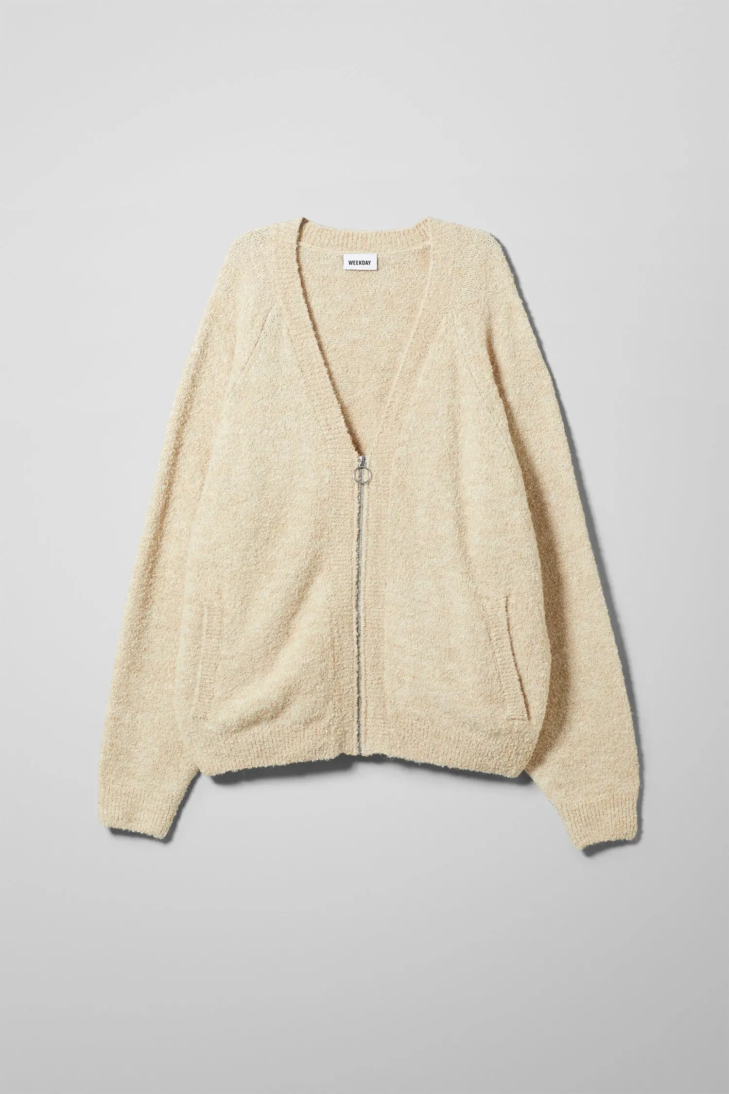 WEEKDAY Miranda Cardigan in Beige | Endource