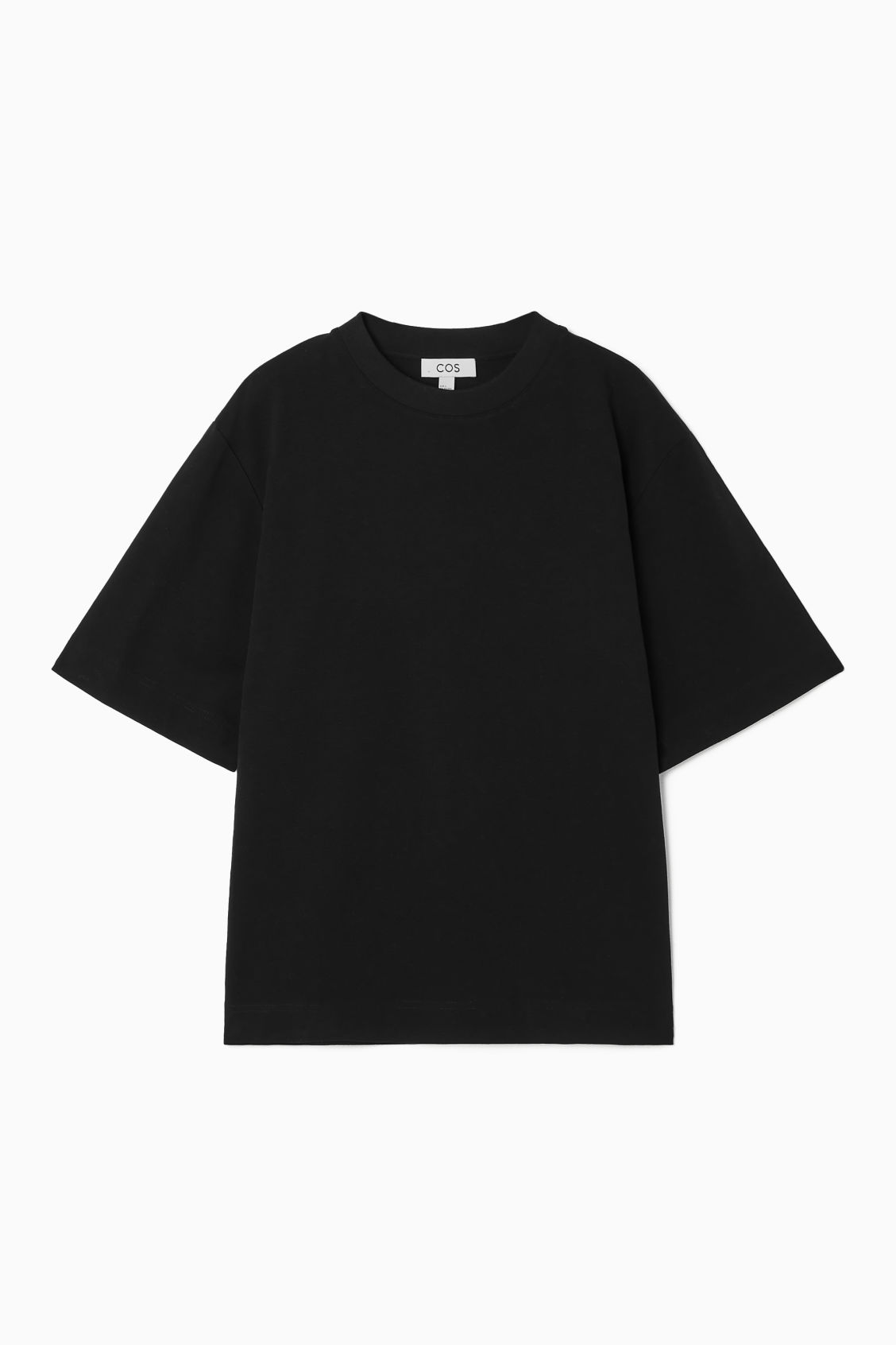 COS Oversized T-Shirt in BLACK | endource