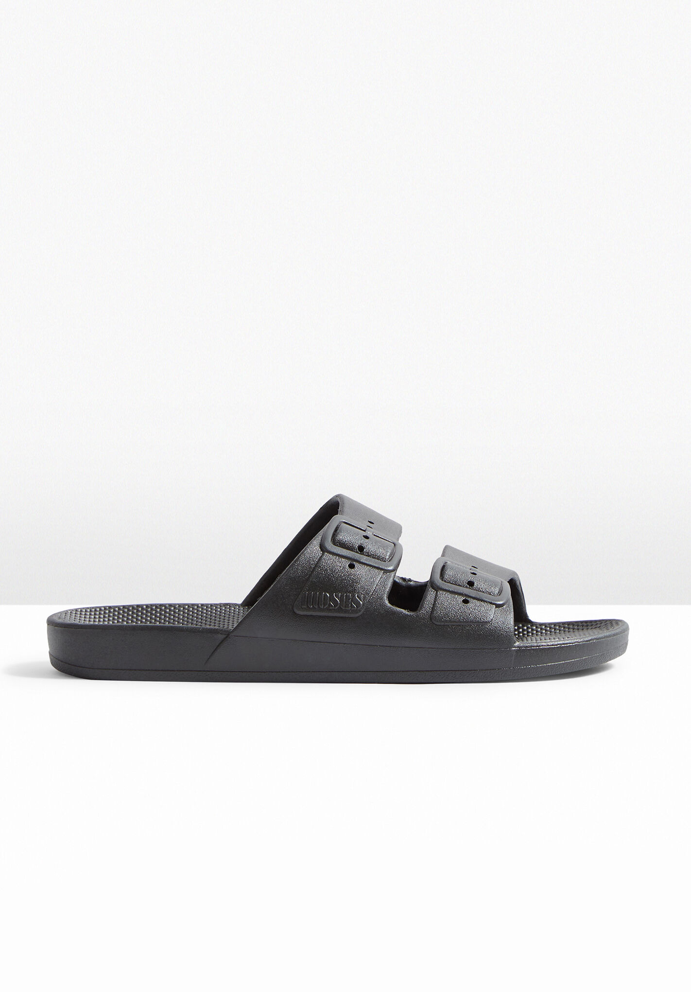 HUSH Freedom Moses Slides in Black | Endource