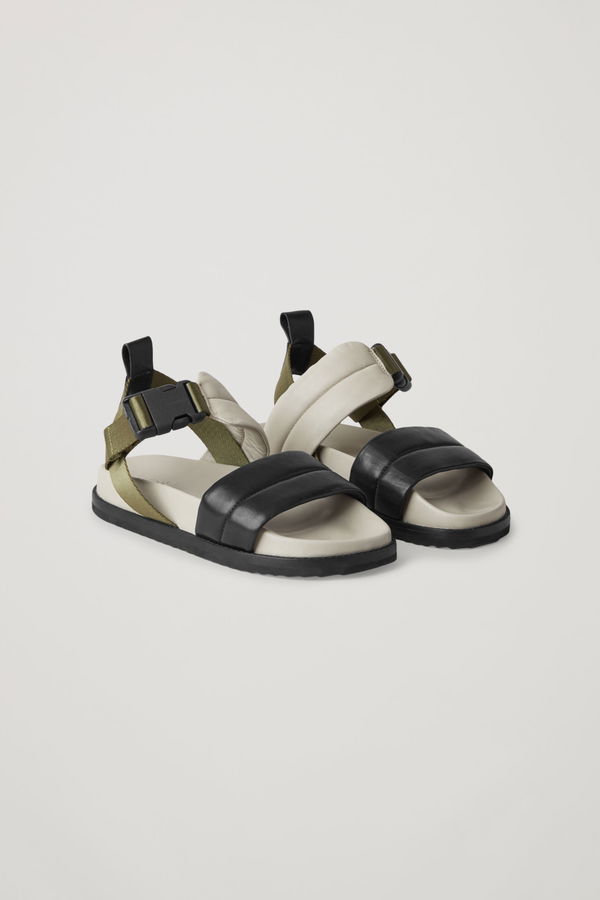 COS Padded Leather Sandals | endource