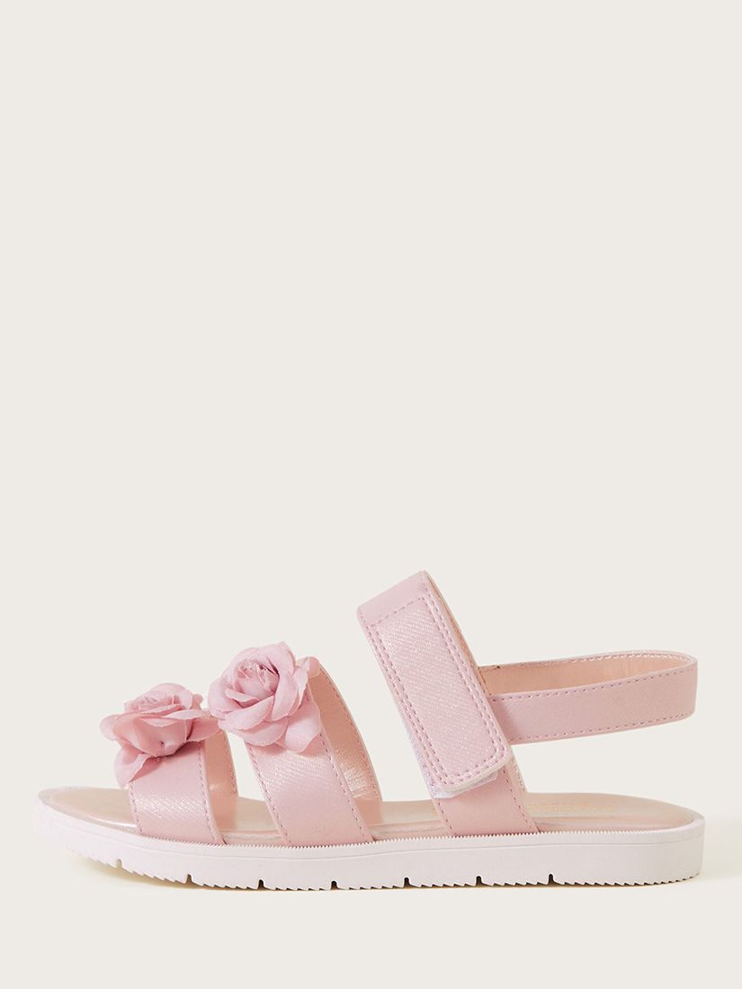Monsoon Rose Shimmer Sandals in Pink | endource