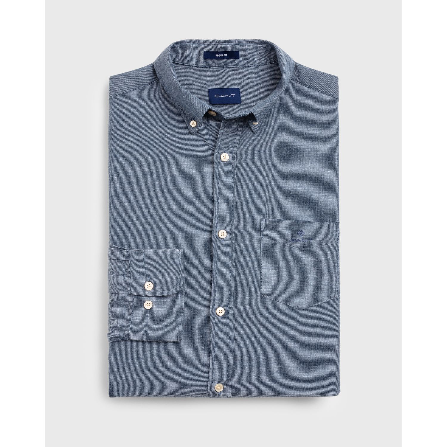 GANT Regular Fit Windblown Flannel Shirt | endource