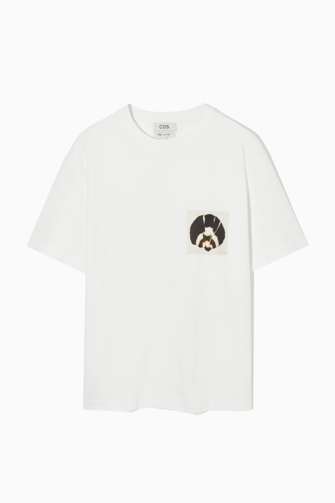 COS COS × Stephen Doherty - Floral-Print Oversized T-Shirt in WHITE ...