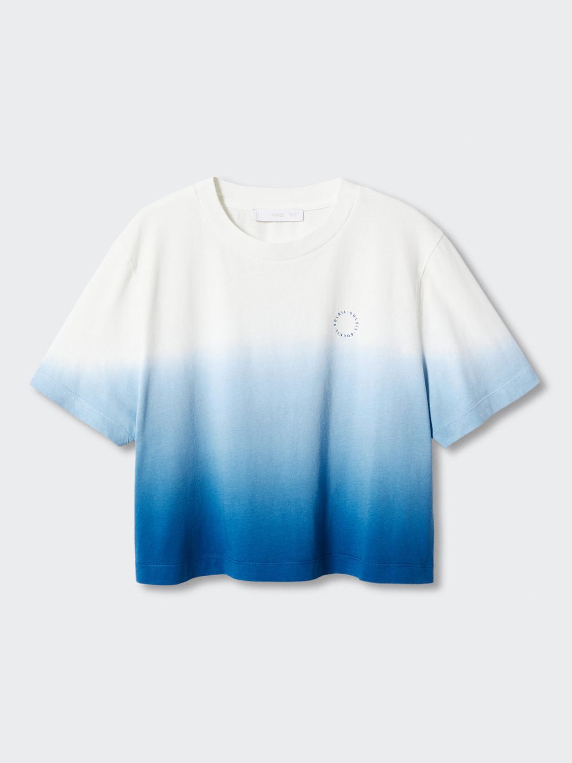 MANGO Soleil Ombré T-Shirt in Bright Pink | endource