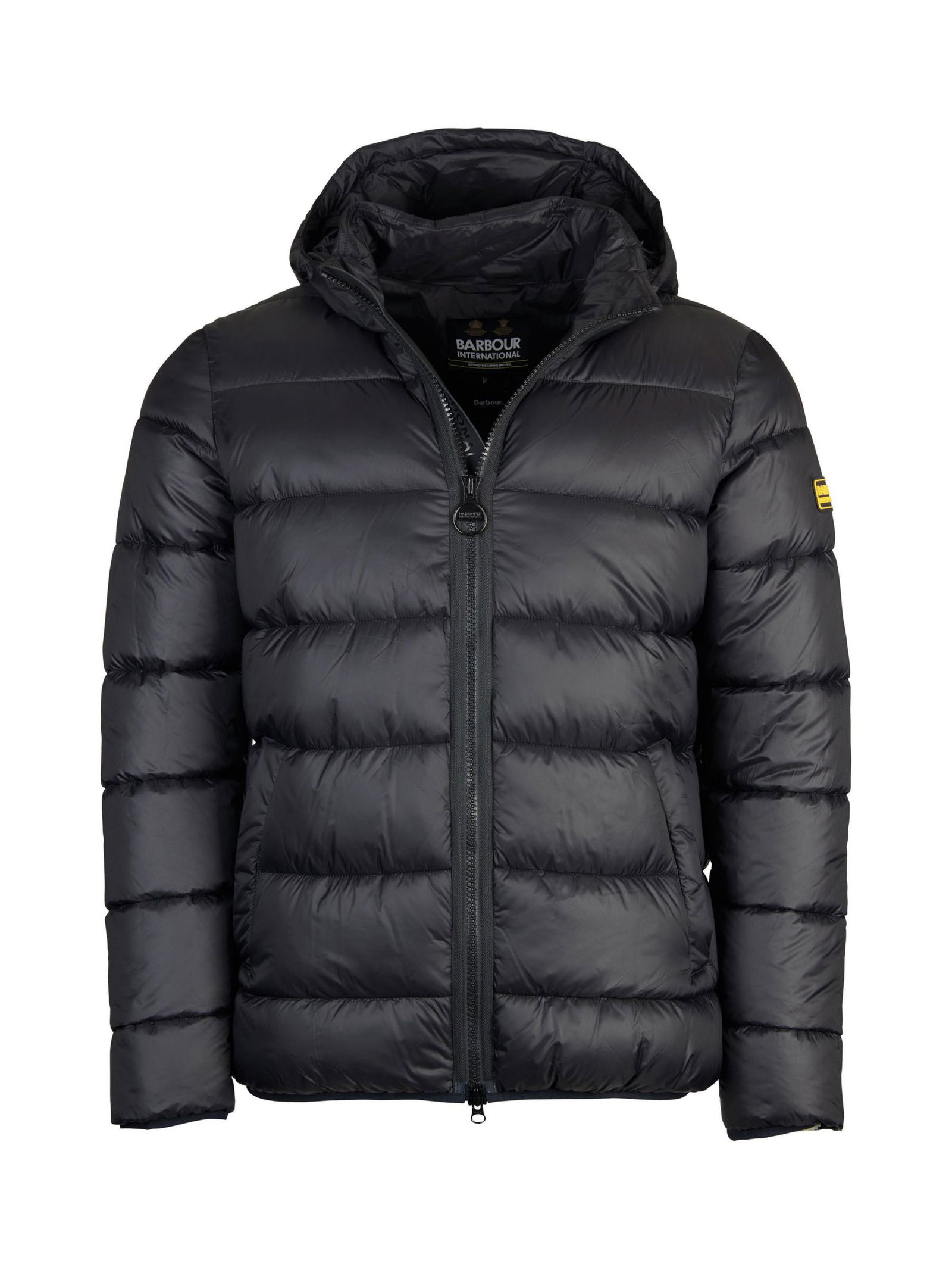BARBOUR Bobber Puffer Jacket in Black | endource