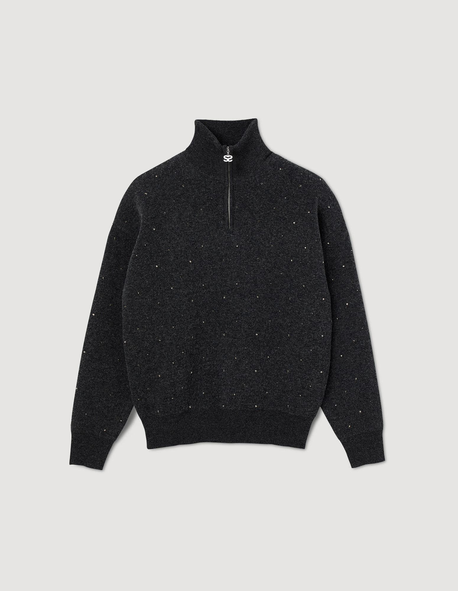 SANDRO Half-Zip Jumper | endource
